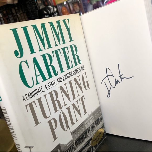 Other | President Jimmy Carter Autographed 1992 Book Turning Point ...